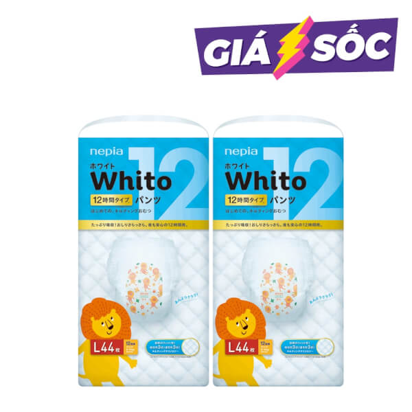 Combo 2 gói Tã quần siêu cao cấp Nhật Bản Whito (M, L, XL)