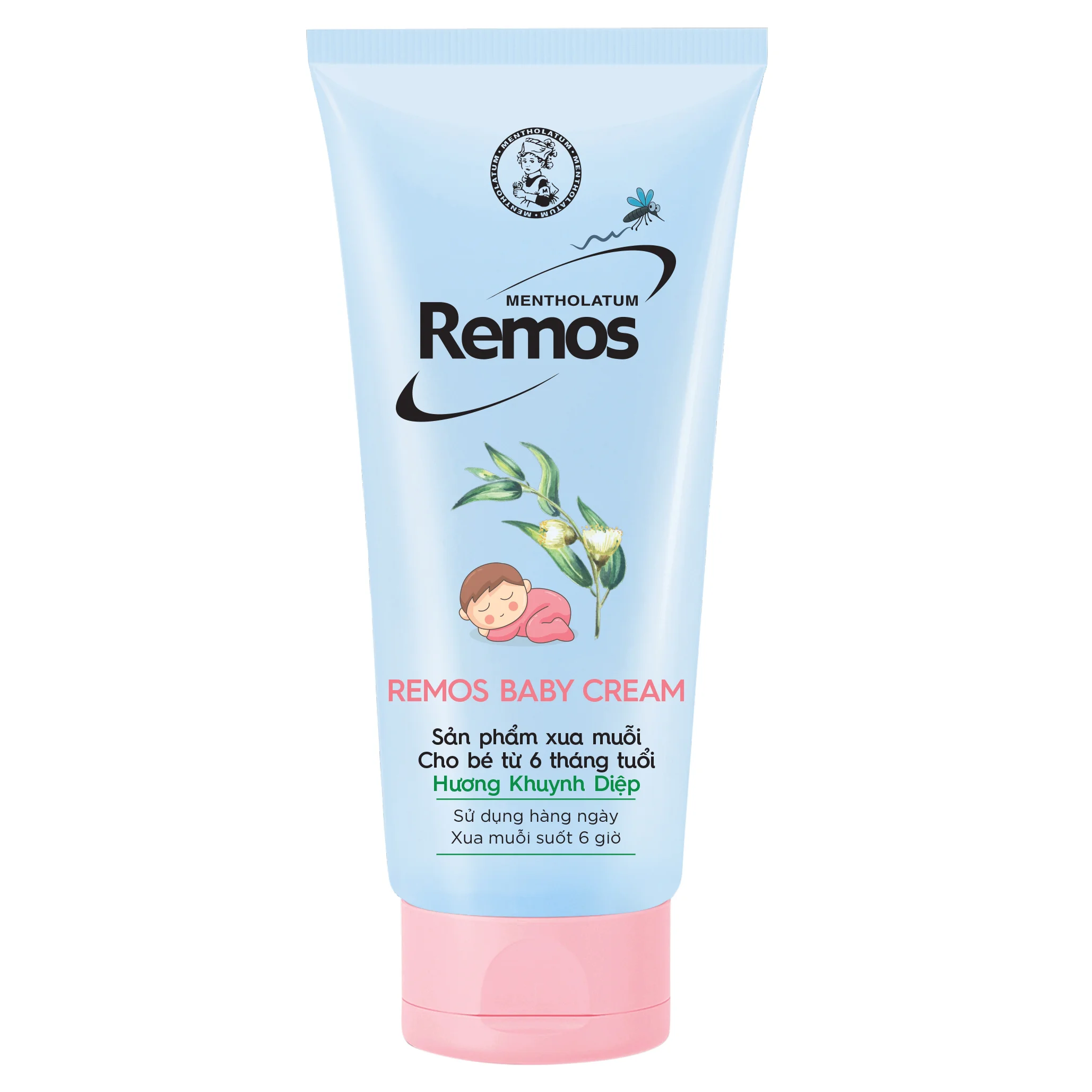 Kem chống muỗi Remos Baby 70g - Hương khuynh diệp