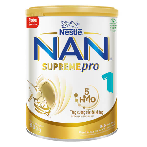 Sữa NAN SUPREME PRO số 1 800g (0-6 tháng) giá tốt
