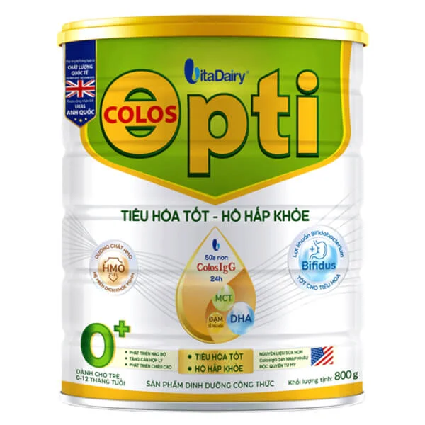 Sữa Colos Opti 0+ 800g (0-12 tháng tuổi) giá tốt