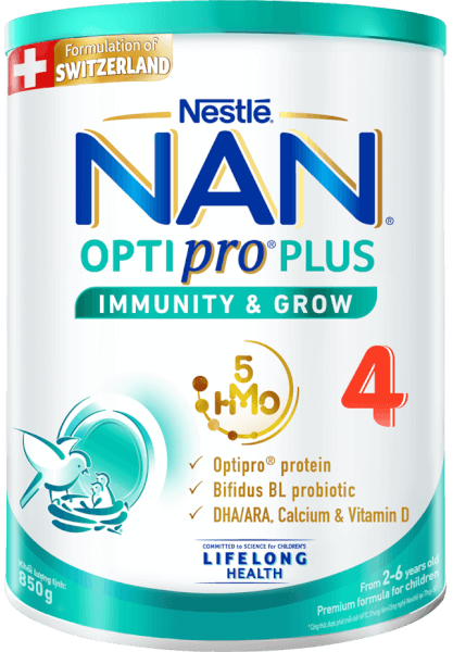Sữa Nan Optipro PLUS 4 850g, HMO (2-6 tuổi) giá tốt
