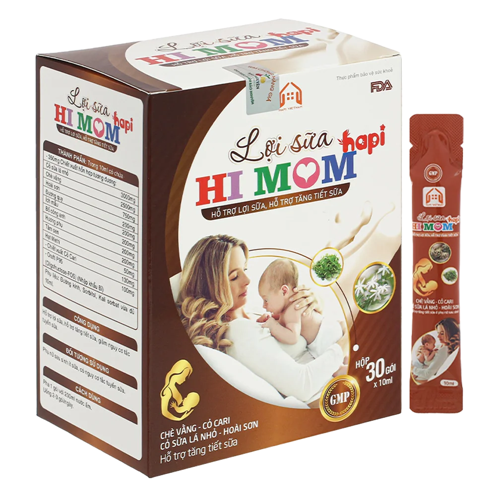 Lợi sữa Hi Mom Hapi (hộp 30 gói) giá tốt