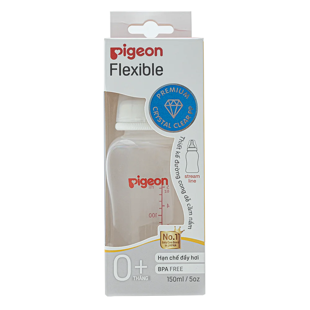 Bình sữa Pigeon Streamline 150ml (mẫu mới) giá tốt