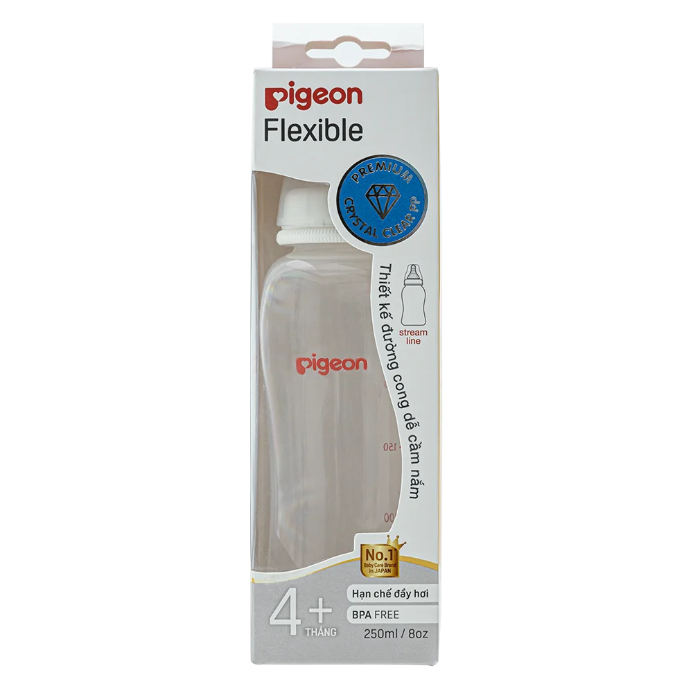 Bình sữa Pigeon Streamline 250ml (mẫu mới) giá tốt