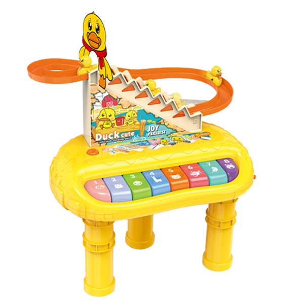 Bộ piano cầu trượt 3 vịt vàng leo thang theo nhạc CY421420 C308 giá