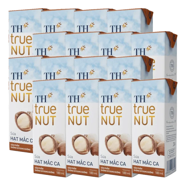 Sữa hạt mắc ca TH true Nut 180ml (lốc 4 hộp) giá tốt