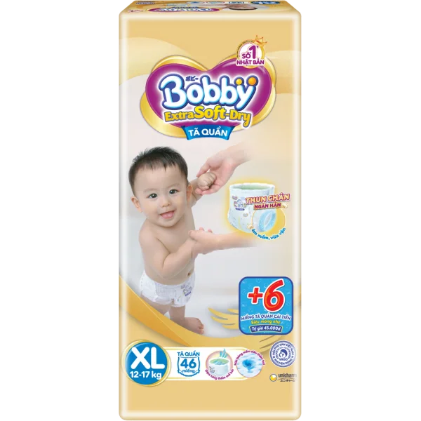 QT Bobby - TTE Bobby Quần Extra Soft-Dry XL46+6 | Quà tặng