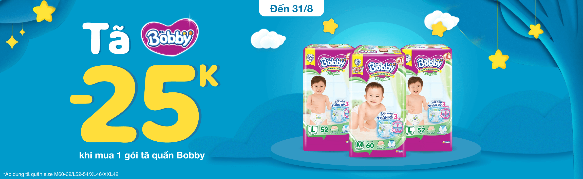 Bảng giá bỉm tã Bobby, cập nhật 1 giờ trước