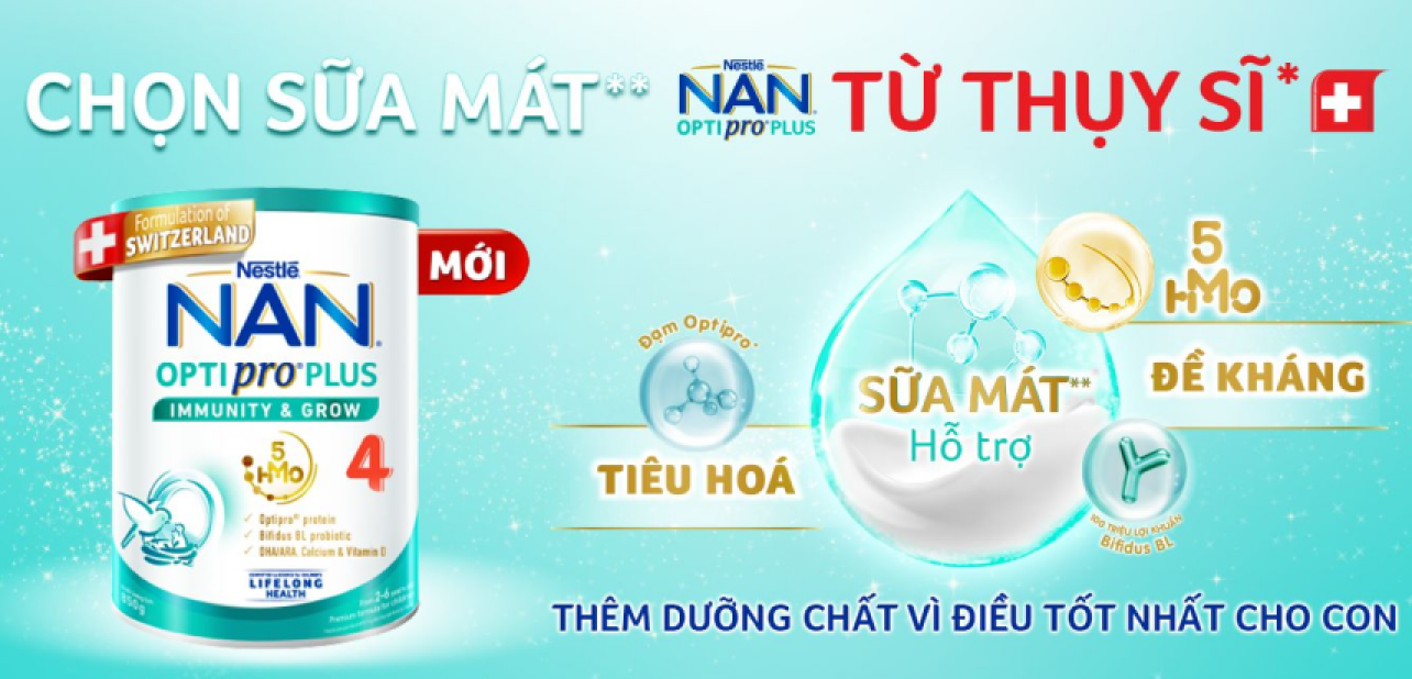 Thương hiệu Nestle NAN Optipro PLUS