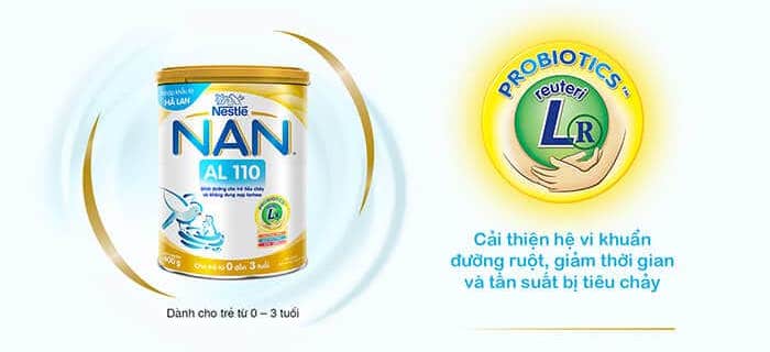 Sữa Nestle AL 110 dành cho bé tiêu chảy có thực sự hiệu quả?