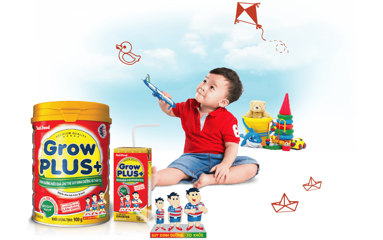 Sữa Grow Plus có mấy loại? Công dụng của mỗi loại như thế nào?