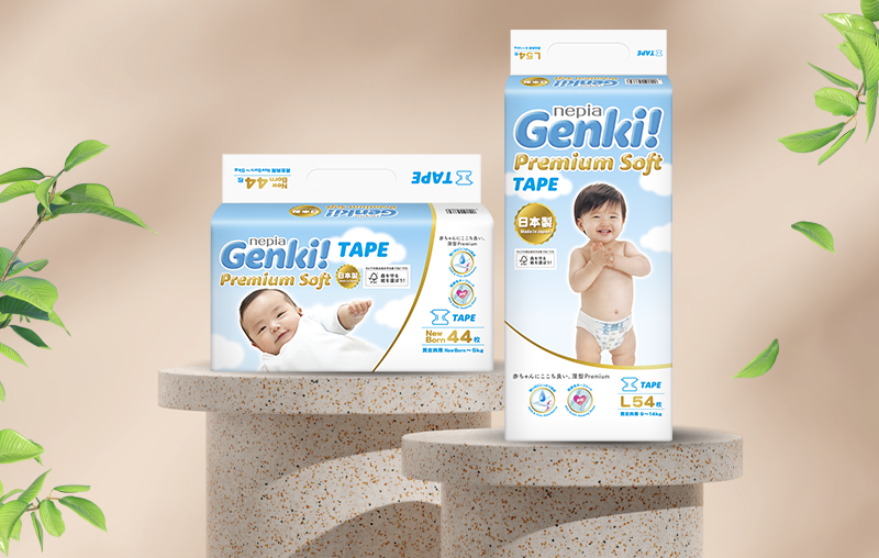 Tã dán Genki có tốt không? Review tã dán Genki đến từ Nhật Bản