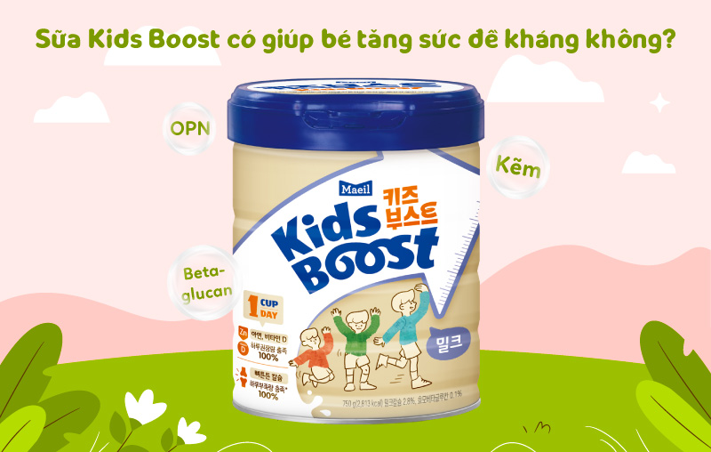 [Giải đáp] Sữa Kids Boost có giúp bé tăng sức đề kháng không?