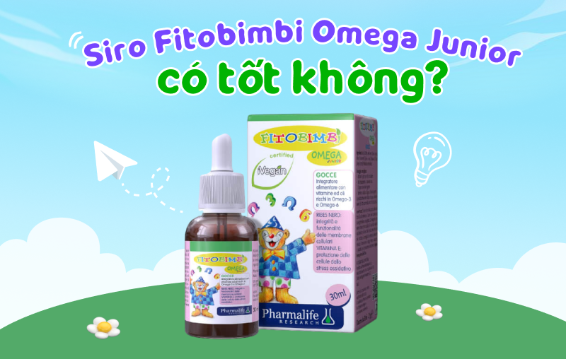Siro Fitobimbi Omega Junior có tốt không? Có công dụng gì?
