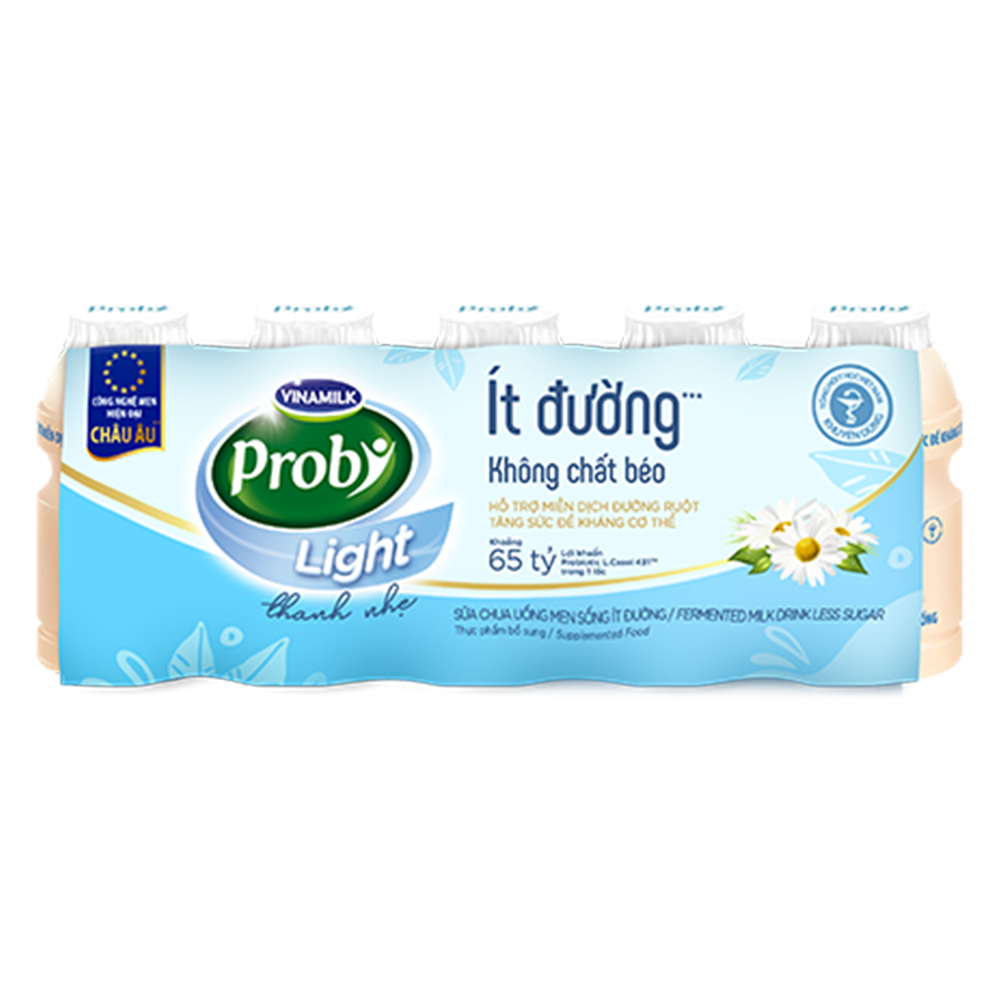 Sữa chua uống Probi ít đường - Lốc 5 chai x 65ml giá tốt