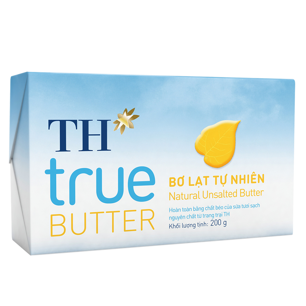 Bơ Lạt Tự Nhiên TH true Butter 200gx24 giá tốt
