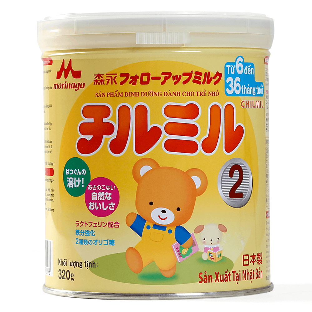 Sữa bột Morinaga Chilmil số 2, 6-36 tháng, 320g