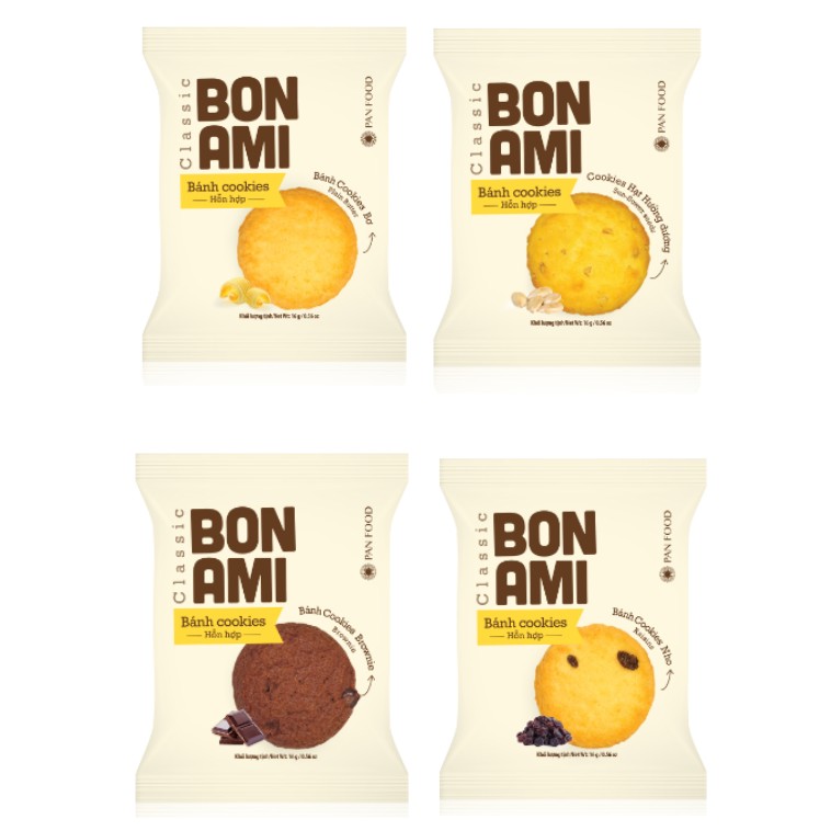 Bánh Cookies hỗn hợp Bon Ami 192g