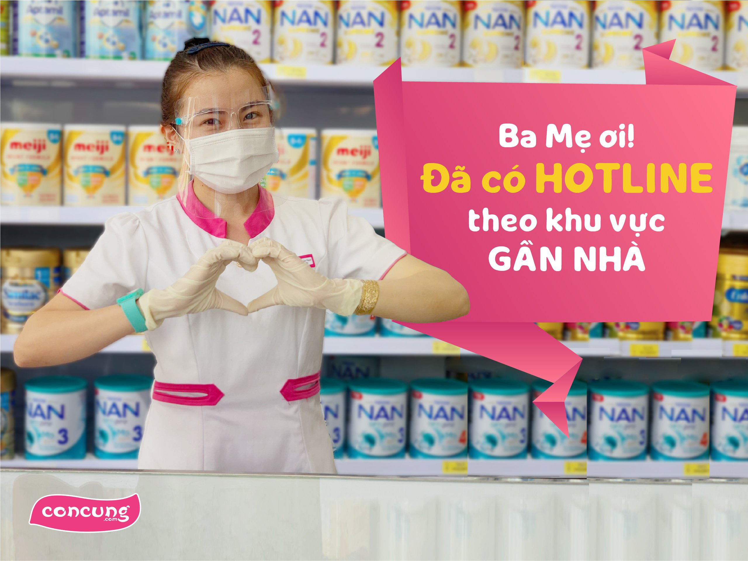 Danh sách tổng đài của siêu thị Con Cưng