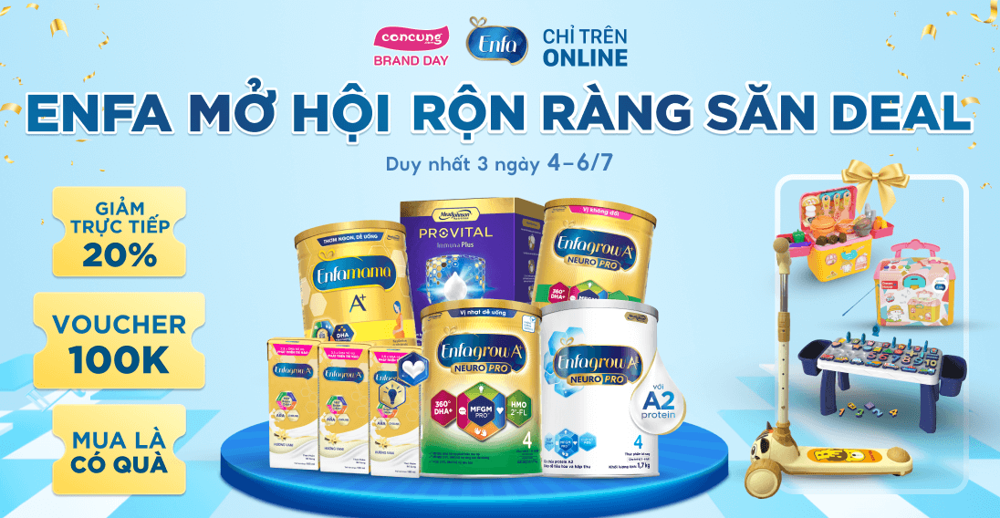 Brand Day Enfa - Siêu sale thương hiệu